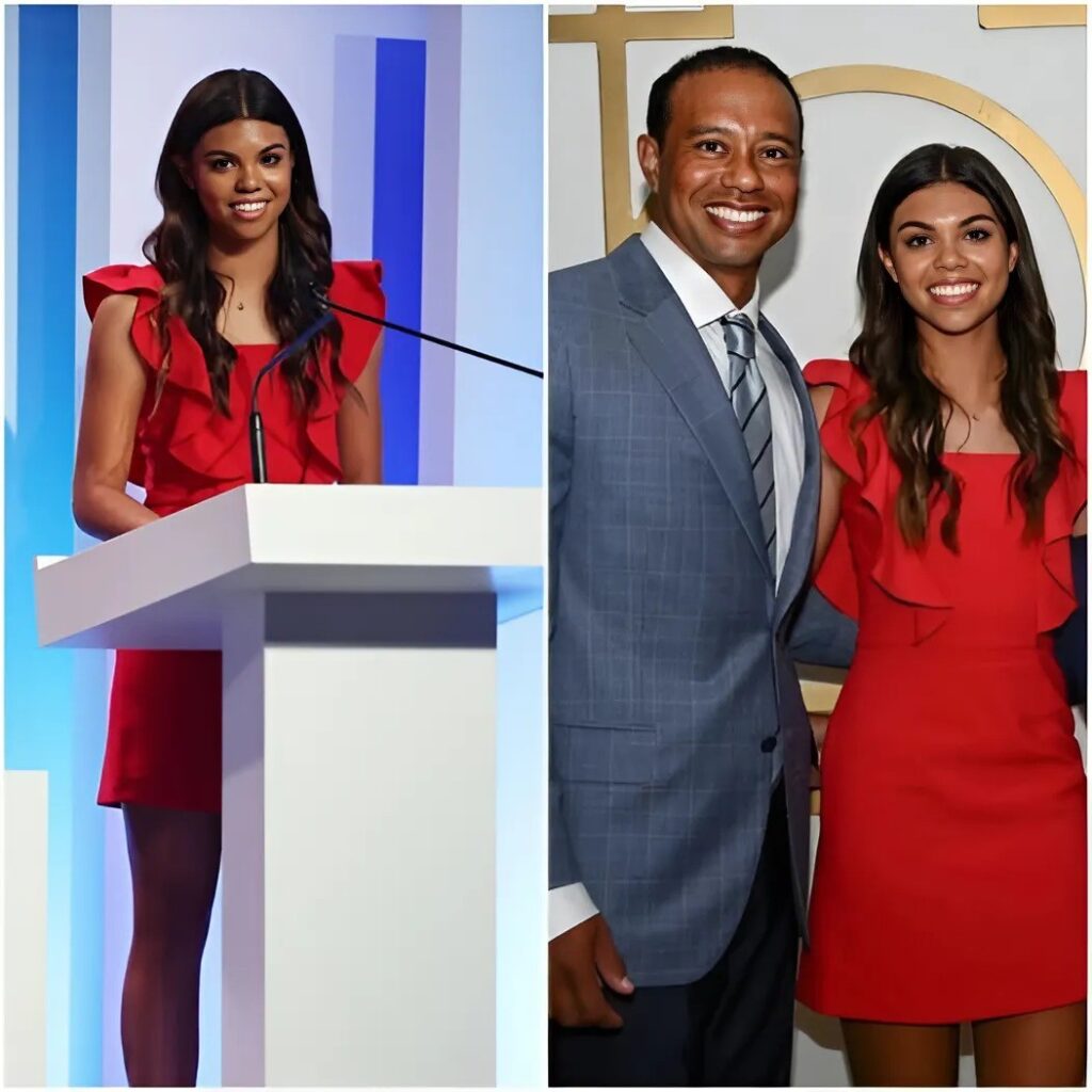 Sam Alexis Woods, daughter of Tiger Woods, just made a shocking announcement to the fan ...