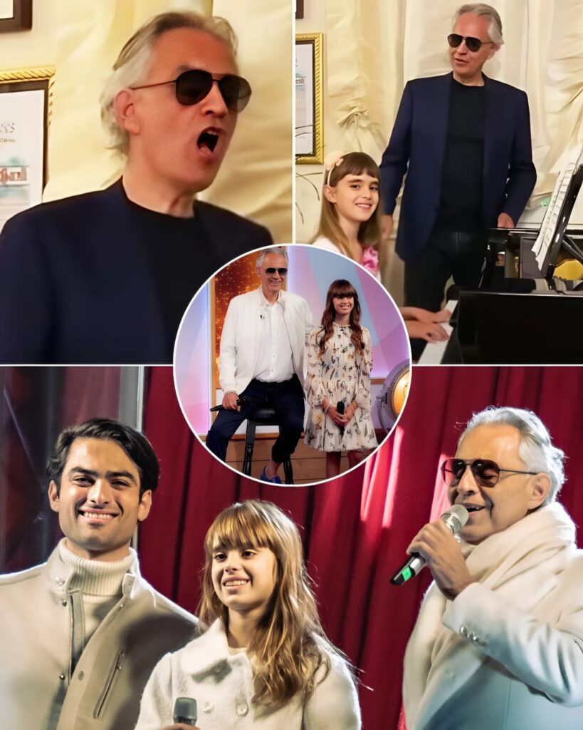 Andrea Bocelli and his 8-year-old daughter Virginia delivered a ...
