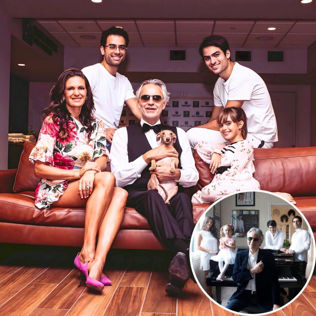 Andrea Bocelli’s family created a beautiful picture together before the ...