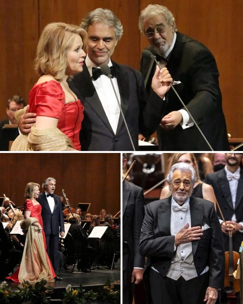 For the first time ever, Andrea Bocelli and Renée Fleming shared the stage in a breathtaking ...