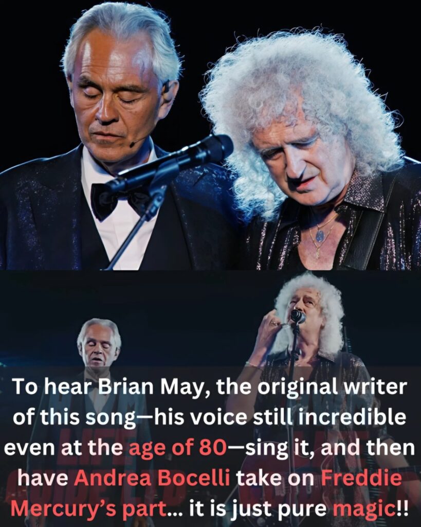 Brian May and Andrea Bocelli’s Breathtaking “Who Wants To Live Forever ...