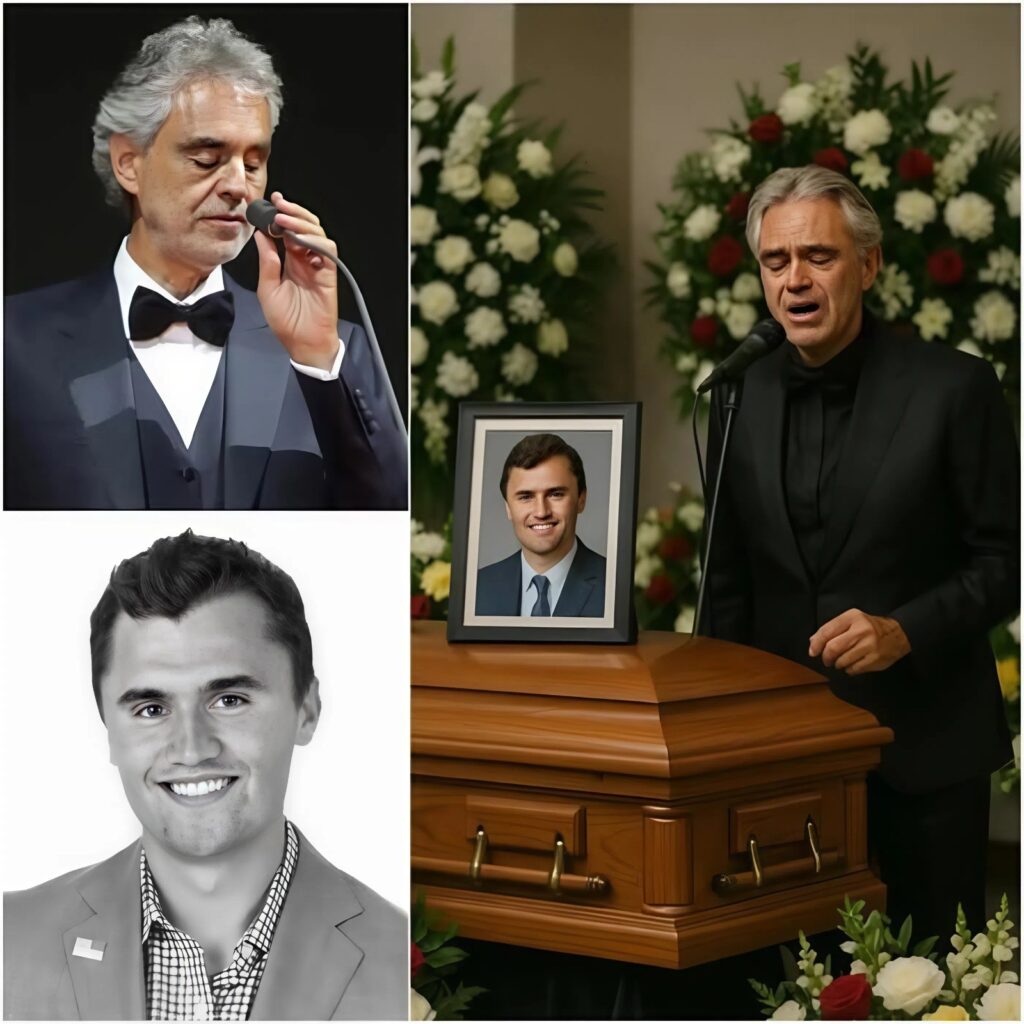 “Wait… Andrea Bocelli sang that at Charlie Kirk’s funeral?No mic. No ...
