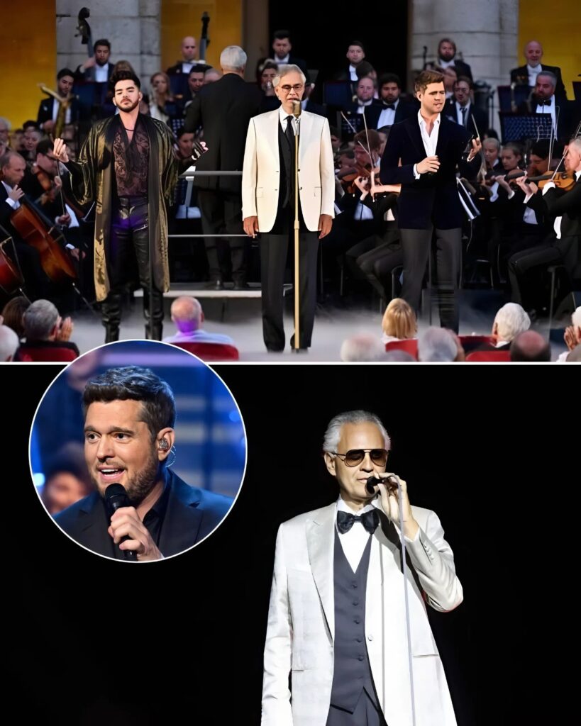 “Under Rome’s Starlit Sky, Michael Bublé, Adam Lambert & Andrea Bocelli Unite for la Notte Delle ...